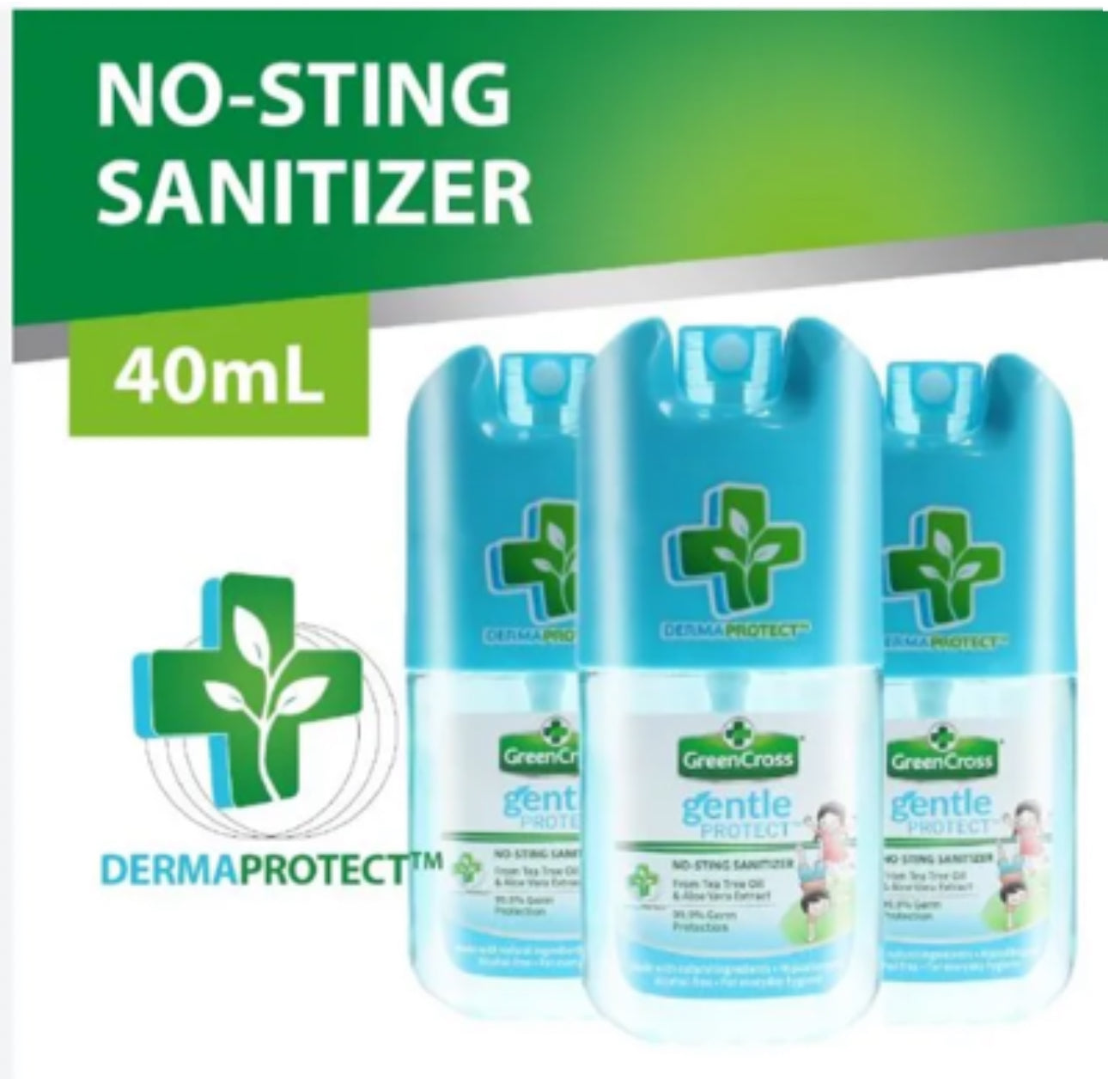 Green cross Gentle protect sanitizer 40ml – Ph Beauty Canada